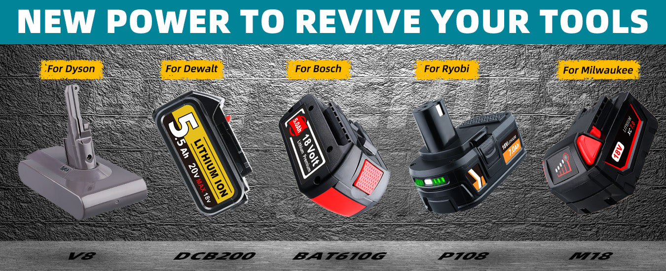 Power Tool Batteries & Vacuum Batteries | BatteriesCorp – Batteriescorp